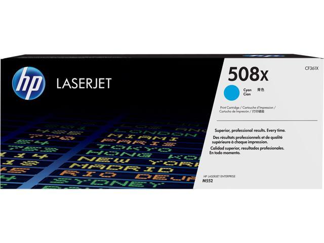 Click here for HP 508X High Yield LaserJet Toner Cartridge - Cyan prices