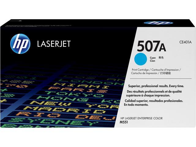 Click here for HP 507A LaserJet Toner Cartridge - Cyan prices