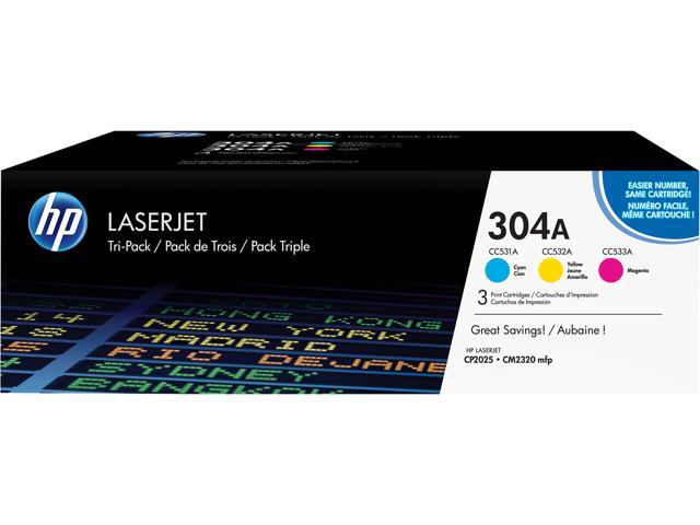 Click here for HP 304A LaserJet Toner Cartridge - Tri-Color Pack... prices