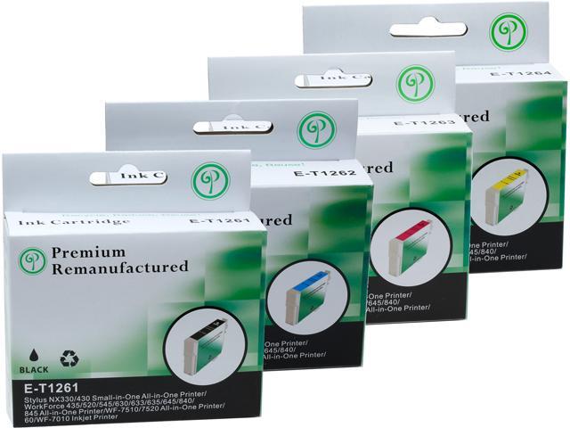 Click here for Green Project E-T1261(4)PK Black and Colors Compat... prices