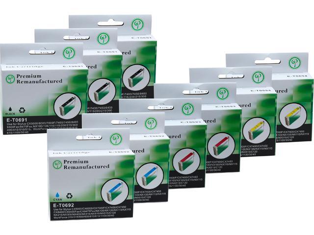 Click here for Green Project E-T0691(9)PK Black and Colors Compat... prices