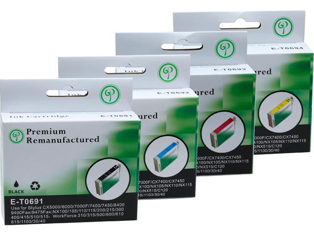 Click here for Green Project E-T0691(4)PK Black and Colors Compat... prices