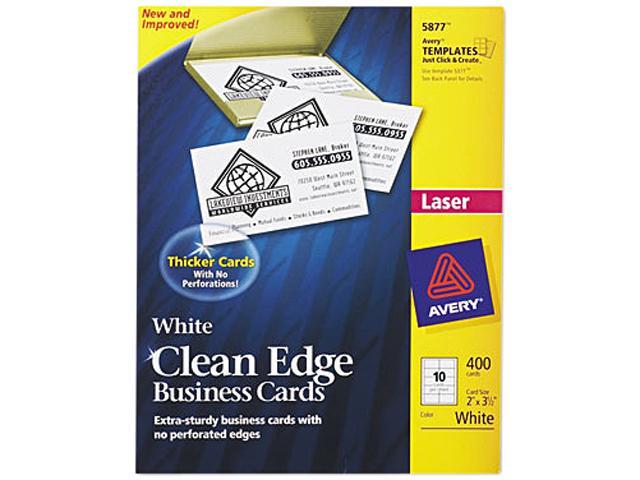 Click here for Avery 5877 Clean Edge Laser Business Cards  2 x 3... prices