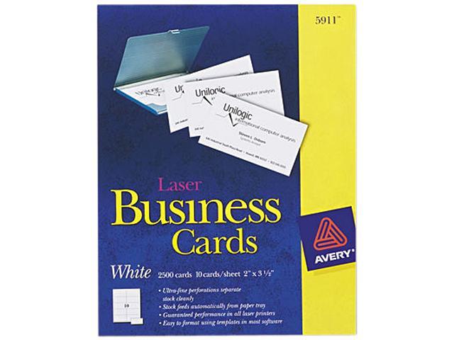 Click here for Avery 5911 - Perforated Business Cards  Laser  Whi... prices