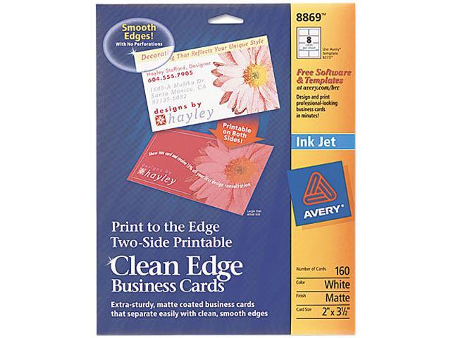 Click here for Avery 8869 Inkjet Matte Business Cards  2 x 3 1/2... prices
