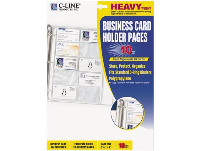 Click here for C-Line 61217 Business Card Binder Pages  Holds 20... prices