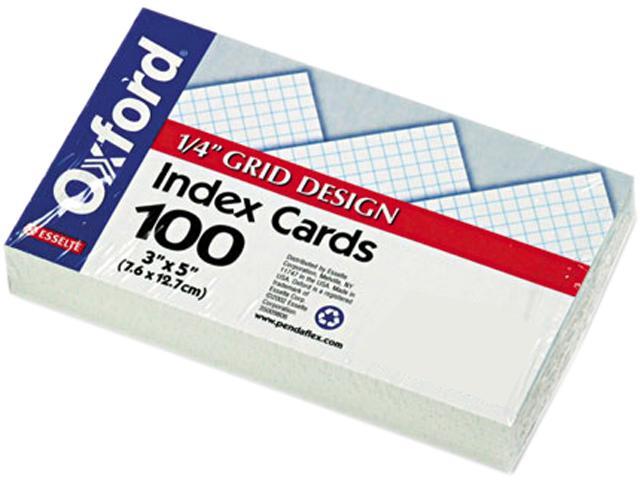 Click here for Oxford 02035 Grid Index Cards  3 x 5  White  100/P... prices