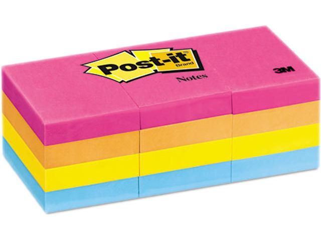 Click here for Post-it Notes 653-AN 1-1/2 x 2  Neon Colors 12 100... prices