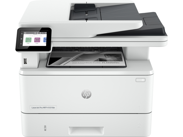 Click here for HP LaserJet Pro MFP 4101fdn Printer with Fax 2Z618... prices