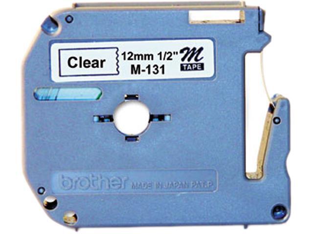 Click here for Brother 12mm (1/2) Black on Clear Non-Laminated Ta... prices