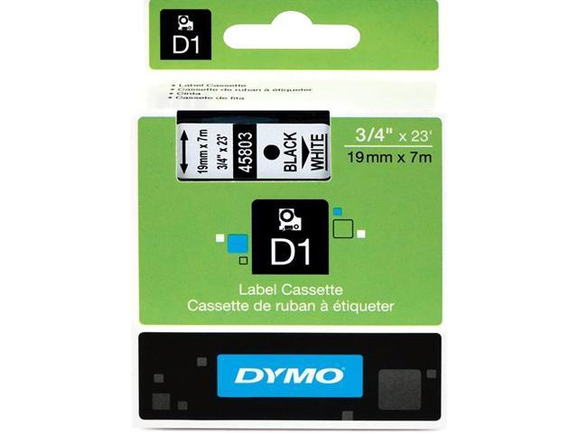 Click here for Dymo 45803 Black on White D1 Label Tape 0.75 Width... prices