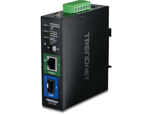 Click here for TRENDnet Industrial SFP to Gigabit PoE++ Media Con... prices