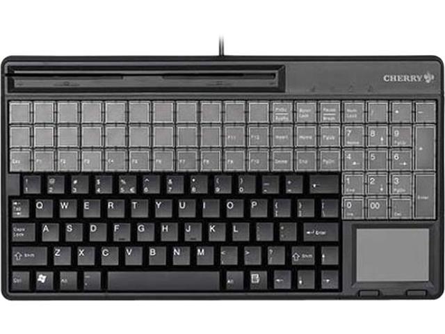 Click here for SPOS QWERTY KEYBOARD  BLACK  14  USB  W/ 3 TRACK M... prices