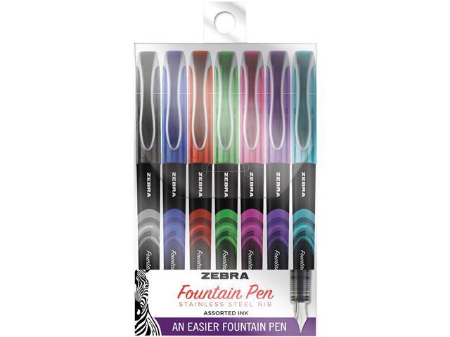 Click here for Zebra Fountain Pen Assorted Ink Fine 48307 prices