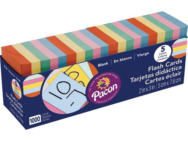 Click here for Pacon Assorted Colors Blank Flash Cards prices