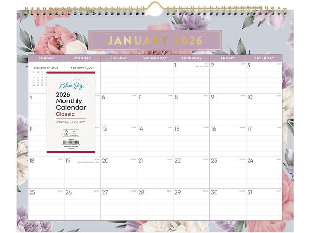 Click here for 2026 Blue Sky Monthly Wall Calendar  15 x 12  Tula... prices