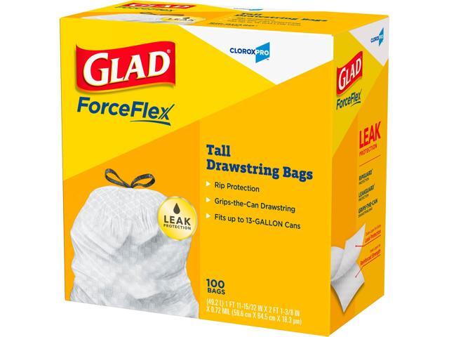 Click here for Glad Tall Kitchen Drawstring Trash Bags  13 gal  0... prices