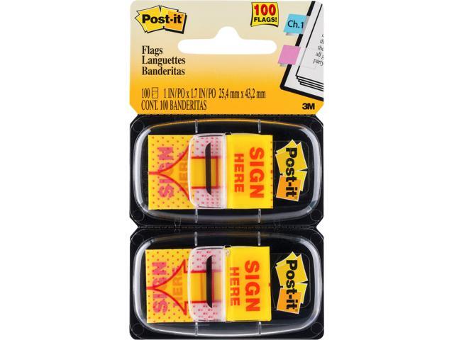 Click here for 3M Post-it Sign Here Printed Message Flags prices