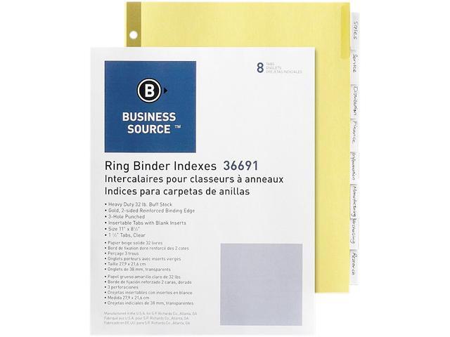 Click here for Business Source Insertable Tab Index prices