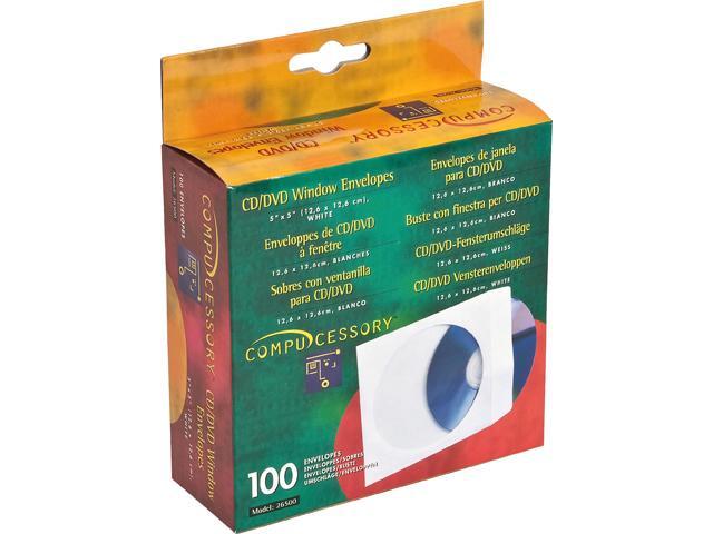 Compucessory CD/DVD Window Envelopes