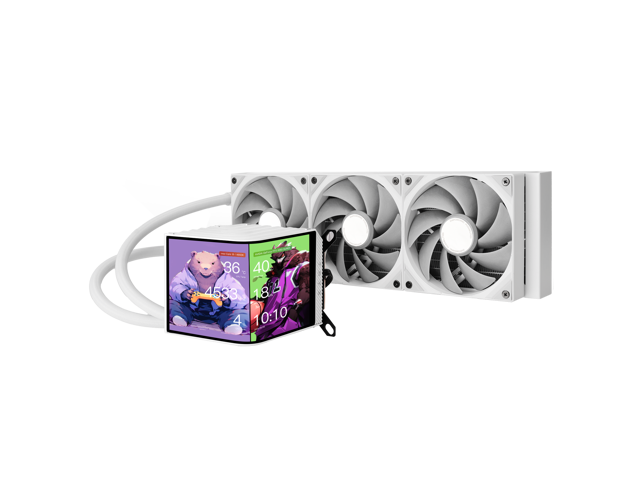 Click here for TRYX PANORAMA 360 White 360mm AIO 6.67 AMOLED Curv... prices