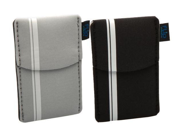 Click here for Flip video ASP2CP1 Black and Gray Soft Pouch - 2-P... prices