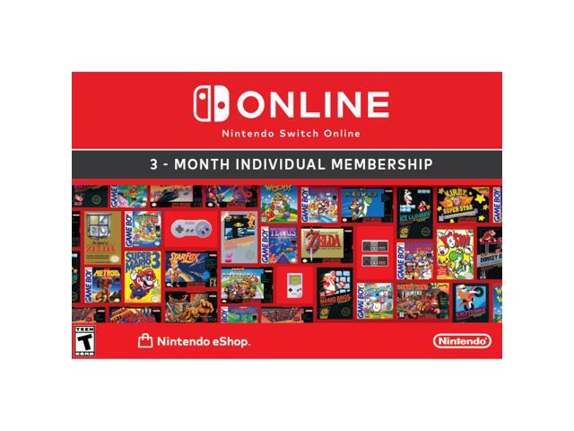 Click here for Nintendo Switch Online 3-Month Individual Membersh... prices