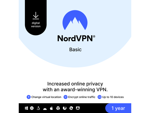 Click here for NordVPN Basic VPN Service 1-Year Subscription - 10... prices