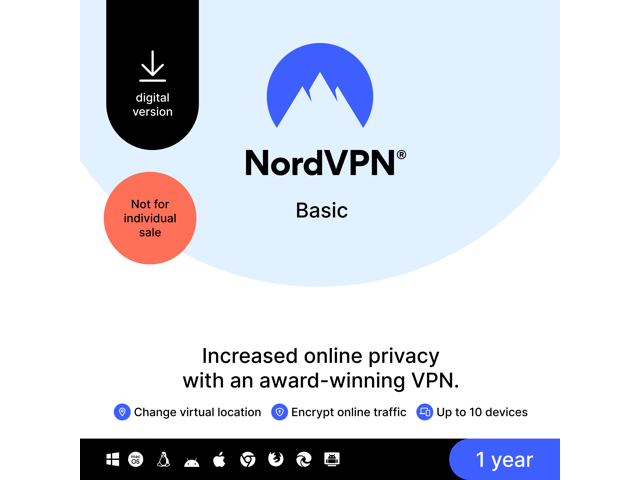Click here for NordVPN Basic  Premium VPN Service - 10 Devices /1... prices