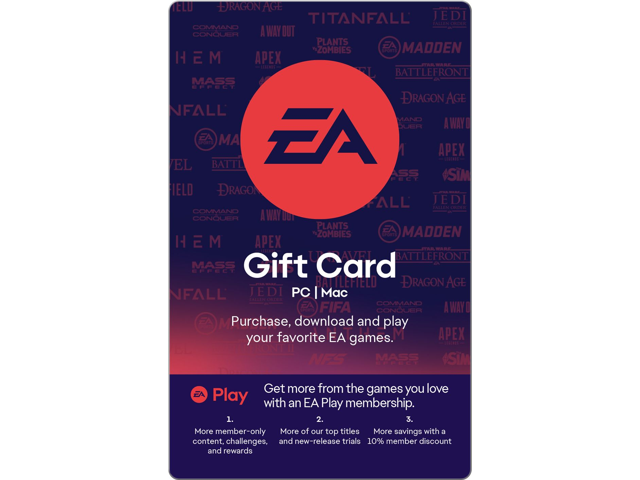 Click here for EA Play $15 Gift Card (Email Delivery) prices