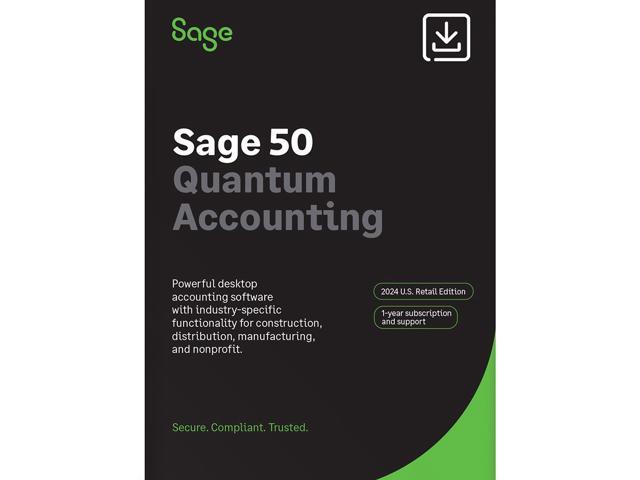 Click here for SAGE 50 QUANTUM ACCOUNTING 2024 U. S. 1-USER 1-YEA... prices