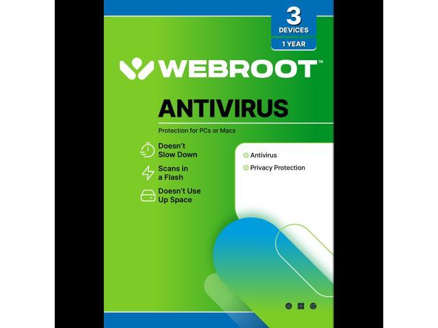 Click here for Webroot AntiVirus 3 Devices 1 Year prices