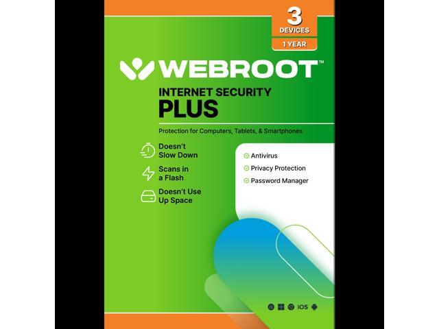 Click here for Webroot Internet Security Plus 3 Devices 1 Year prices