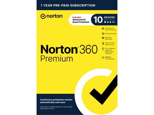 Click here for Norton 360 Premium  Antivirus software for 10 Devi... prices
