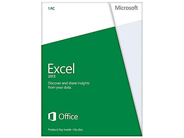 Click here for Microsoft Excel 2013 Product Key Card (no media) -... prices