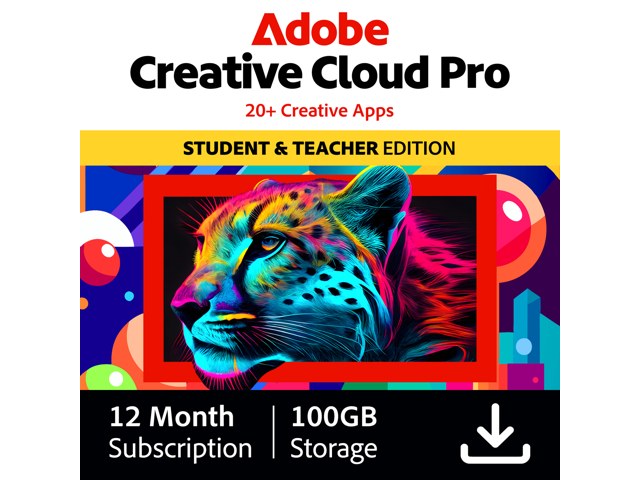 Click here for Adobe Creative Cloud Pro Student & Teacher Edition... prices