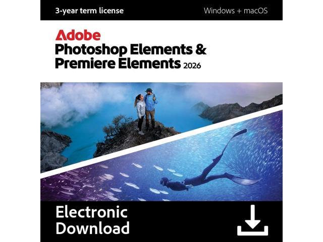 Click here for Adobe Photoshop Elements & Premiere Elements 2026... prices