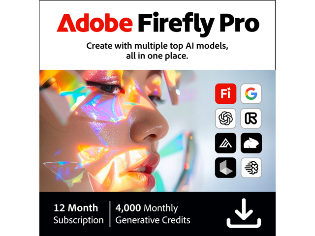 Click here for Adobe Firefly PRO 4 000 Monthly Generative Credits... prices