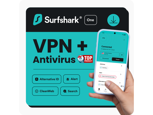 Click here for Surfshark One: Antivirus  VPN - 1 Device / 1 Year... prices