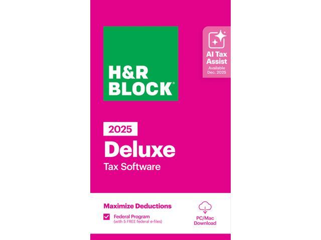 Click here for H & R Block Tax Software Deluxe 2025 PC/Mac [Key C... prices