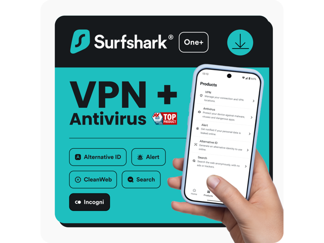 Click here for SurfShark One+ service 1-Year subscription [Digita... prices