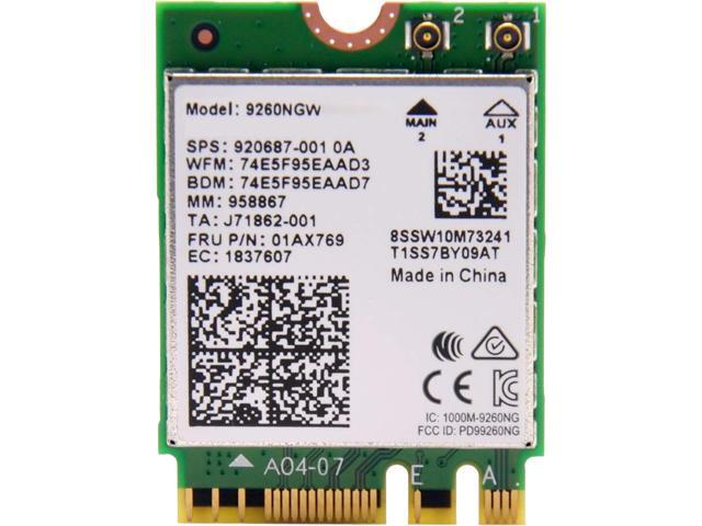 Click here for Intel 9260NGW IEEE 802.11ac Bluetooth 5.0 - Wi-Fi/... prices