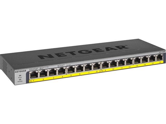 Click here for Netgear ProSafe GS116PP 16-Port PoE/PoE+ Gigabit E... prices