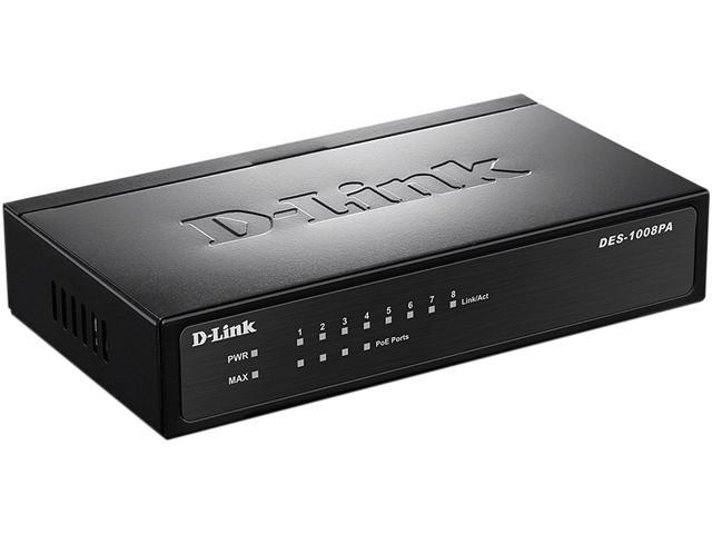 Click here for D-Link 8-Port Fast Ethernet PoE Unmanaged/ Plug an... prices