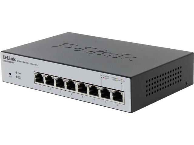 Click here for D-Link DGS-1100-08P EasySmart 8-Port Gigabit PoE S... prices