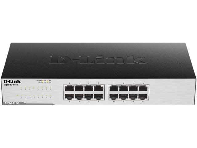 Click here for D-Link DGS-1016C 16-Port 10/100/1000 Mbps Unmanage... prices