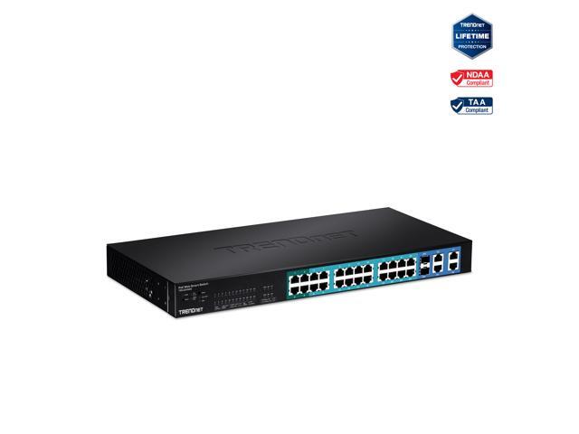 Click here for TRENDnet TPE-224WS 28-Port 10/100 Mbps Web Smart P... prices