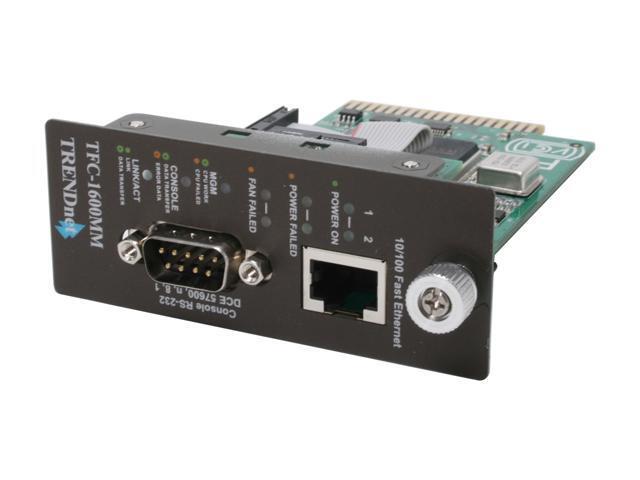 Click here for TRENDnet SNMP Management Module for TFC-1600  Supp... prices