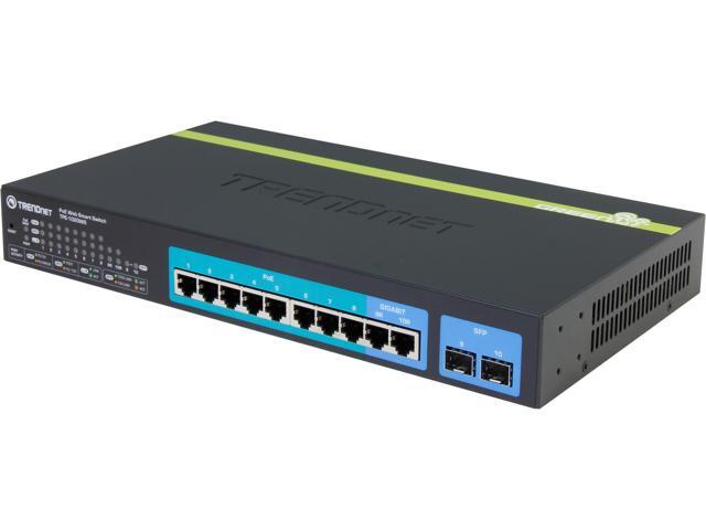 Click here for TRENDnet 10-Port Gigabit Web Smart PoE+ Switch  8... prices