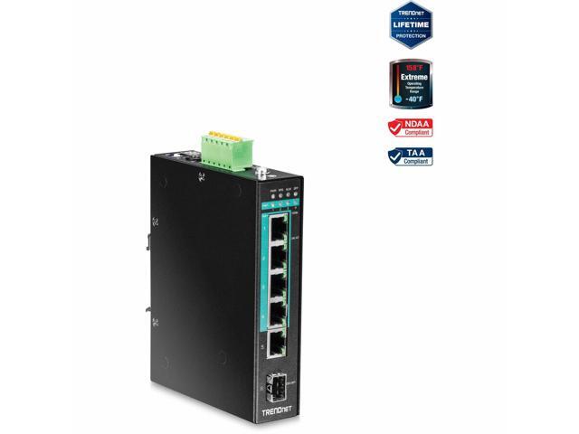 Click here for TRENDnet 5-Port Hardened Industrial Gigabit PoE+ D... prices